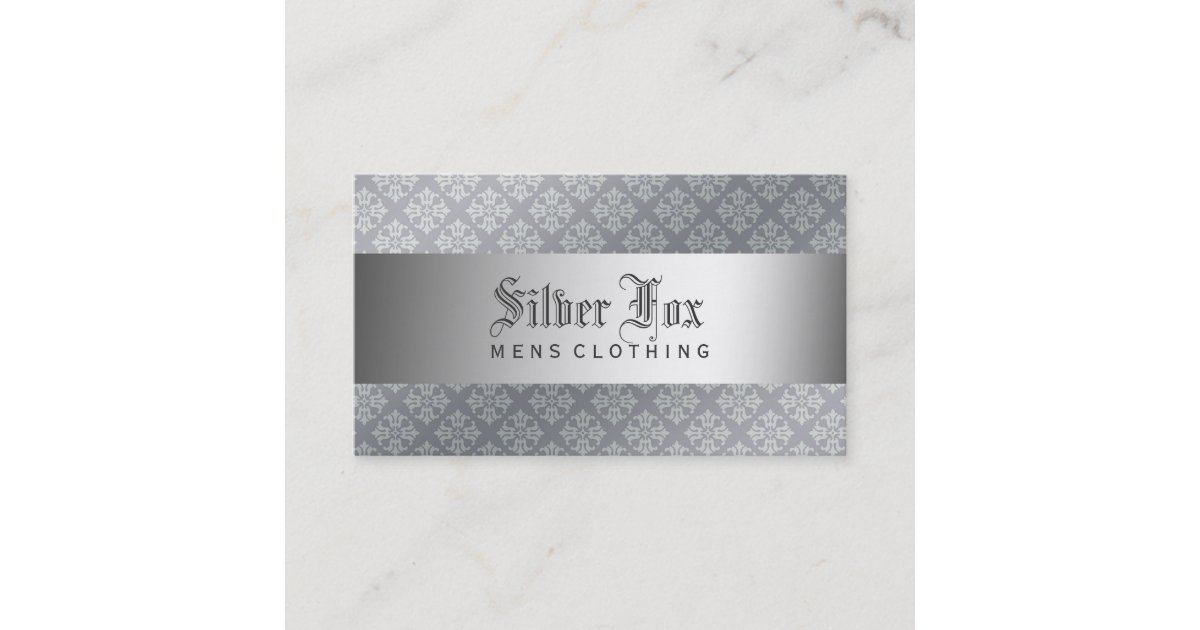 Silver Fox Business Card | Zazzle