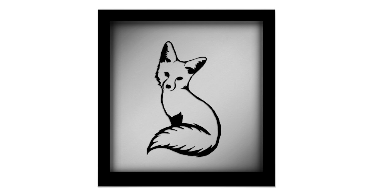 Silver Fox Poster | Zazzle