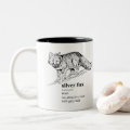 SILVER FOX Two-Tone COFFEE MUG | Zazzle