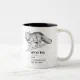 SILVER FOX Two-Tone COFFEE MUG | Zazzle