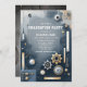 Silver Gears Engineering Graduation Photo Invitation | Zazzle