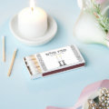Silver Glitter Custom Hebrew Shabbat Shalom Matchboxes | Zazzle