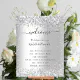 Silver glitter elegant wedding program | Zazzle