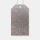 Silver glitter gift tags | Zazzle