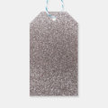 Silver glitter gift tags | Zazzle