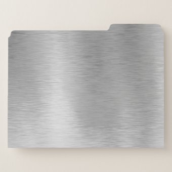 Silver Glitter Glam Bling Personalized Metallic File Folder | Zazzle