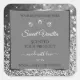Silver Glitter Glam Gray Product Packaging Labels | Zazzle