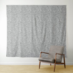Silver Glitter Photo Backdrop Party | Zazzle