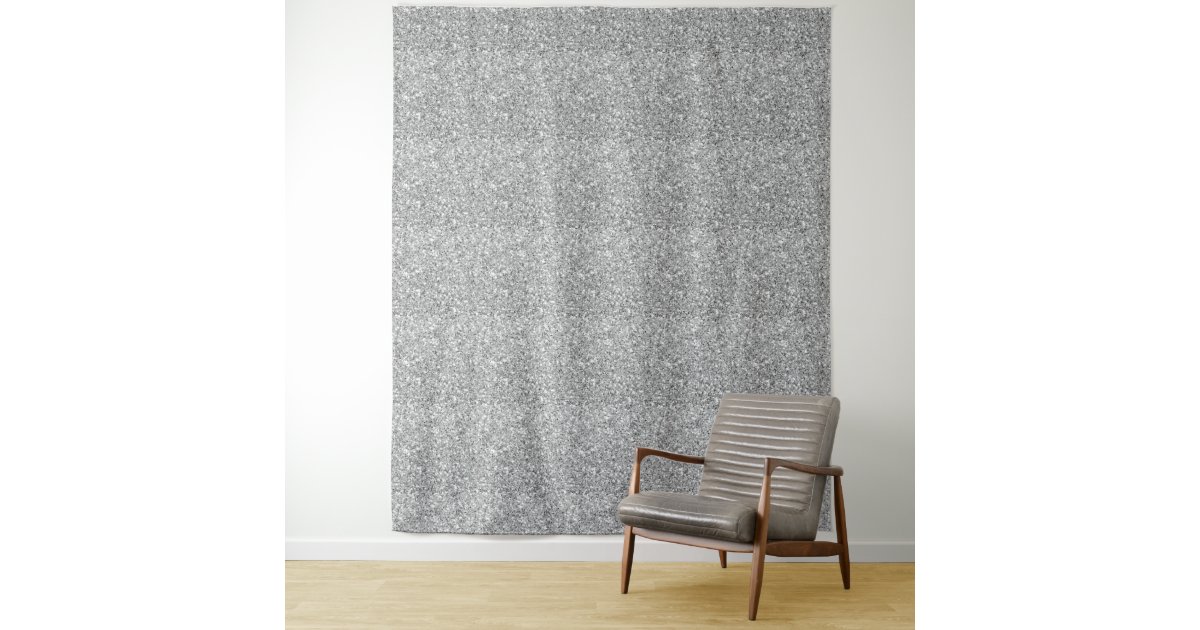 Silver Glitter Photo Backdrop Party | Zazzle