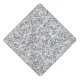 Silver Glitter Printed Graduation Cap Topper | Zazzle
