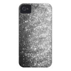 Silver GLitter Sparkle iPhone Case | Zazzle