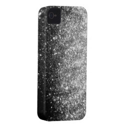 Silver GLitter Sparkle iPhone Case | Zazzle