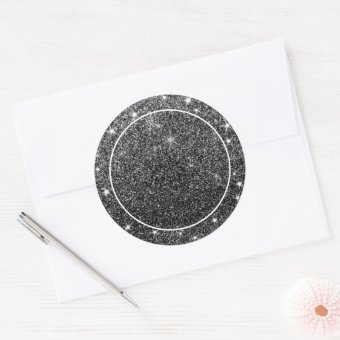 Silver Glitter Sparkle Product Packaging Labels | Zazzle