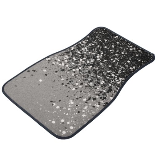 Silver Gray Glitter #1 #shiny Car Floor Mat | Zazzle