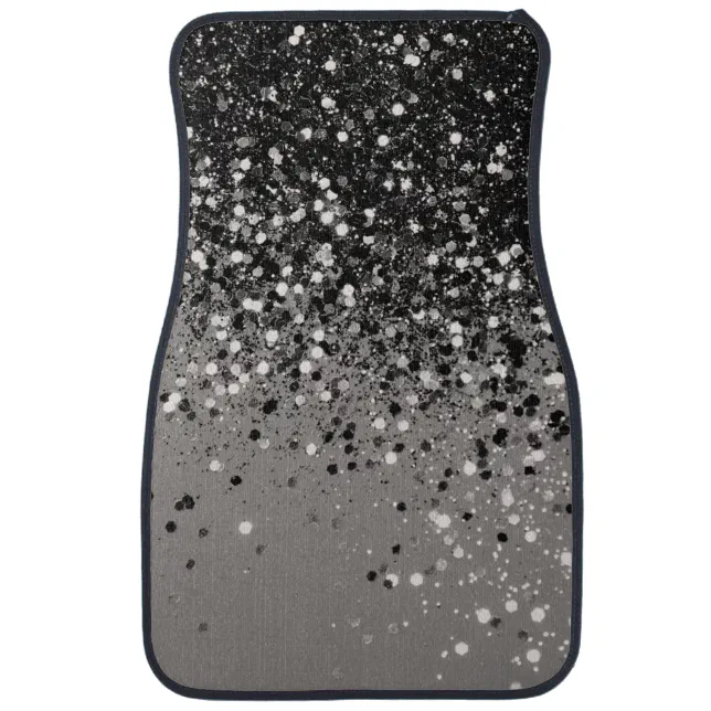 Silver Gray Glitter #1 #shiny Car Floor Mat | Zazzle