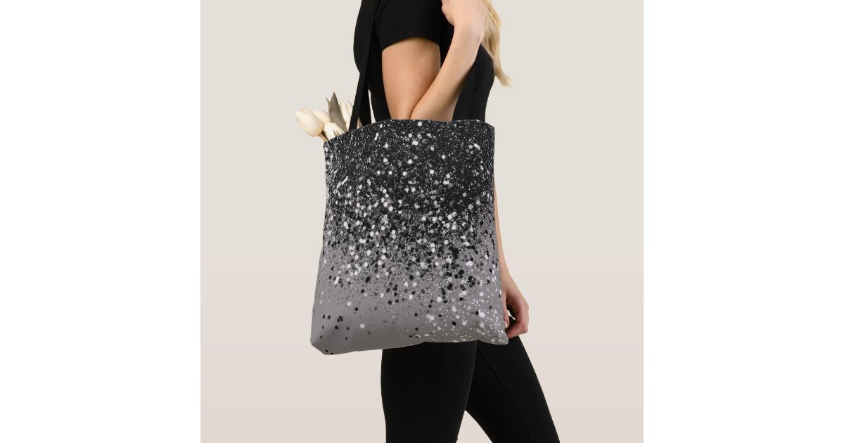 Silver Gray Glitter #1 #shiny Tote Bag | Zazzle