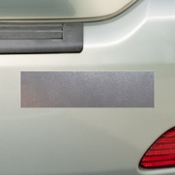 SILVER Grey Sparkle : Leather Look Finish Bumper Sticker | Zazzle