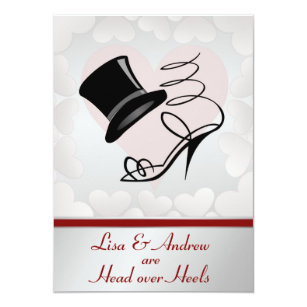 Hats And Heels Invitations | Zazzle