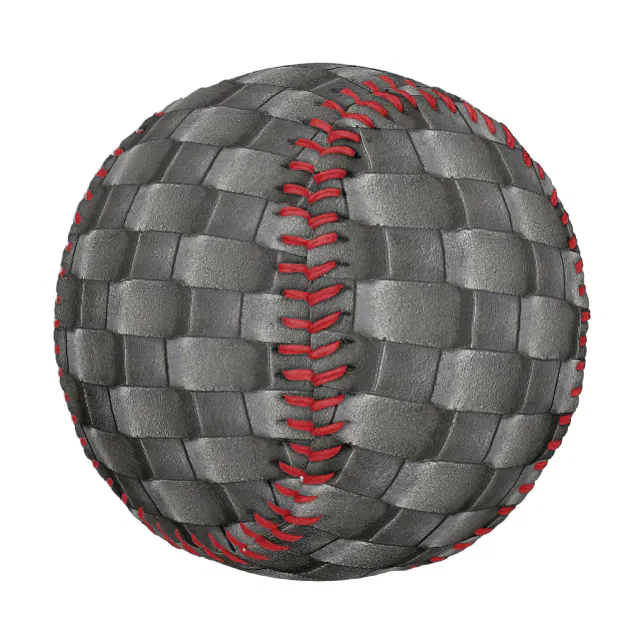 Silver Industrial Style Background Customize This Baseball | Zazzle
