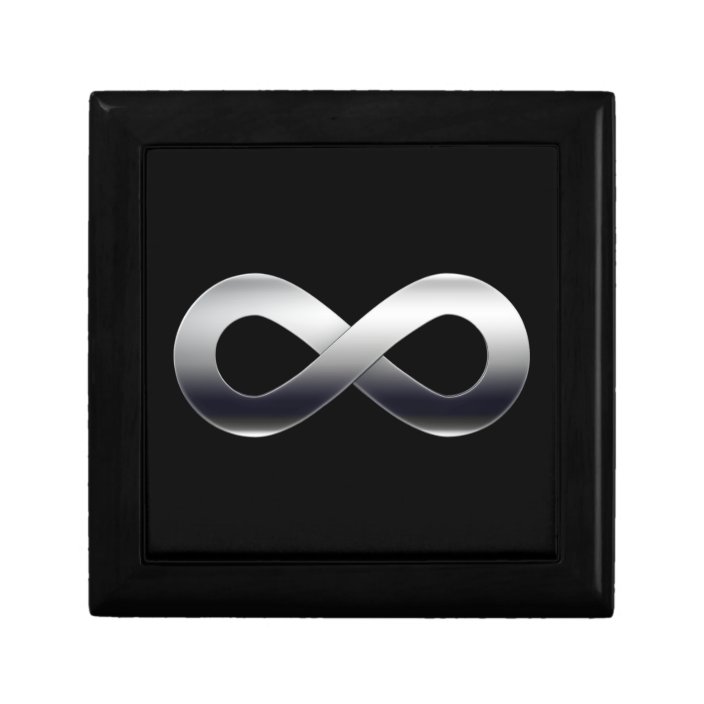 Silver Infinity Symbol Keepsake Box | Zazzle.com