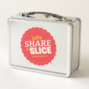 Silver Johnny's Pizza House Metal Lunch Box | Zazzle