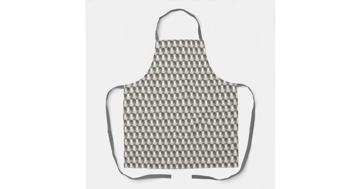 Silver Kitchen Armor Apron | Zazzle
