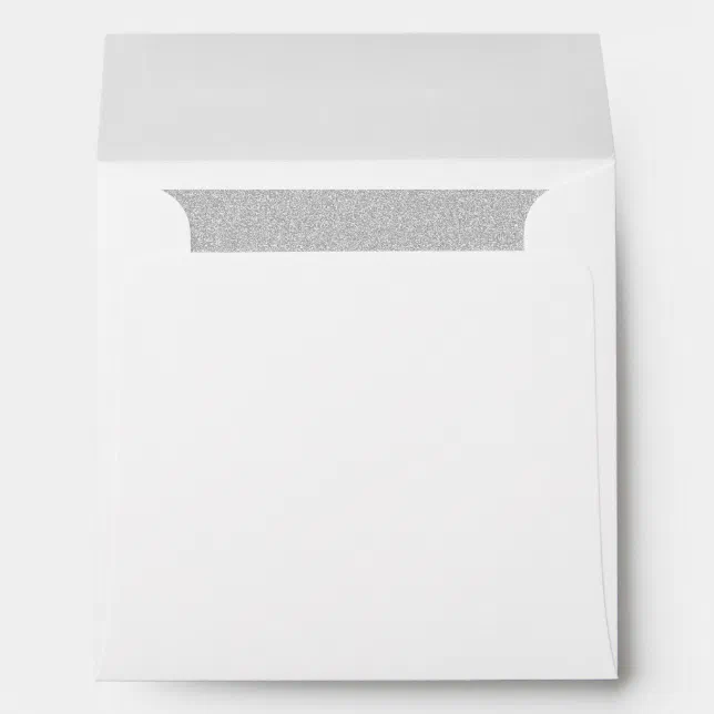 Silver Lined Wedding Invitation Envelope | Zazzle