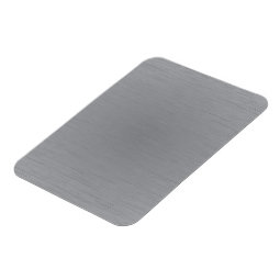 Silver Metal Look Magnet | Zazzle