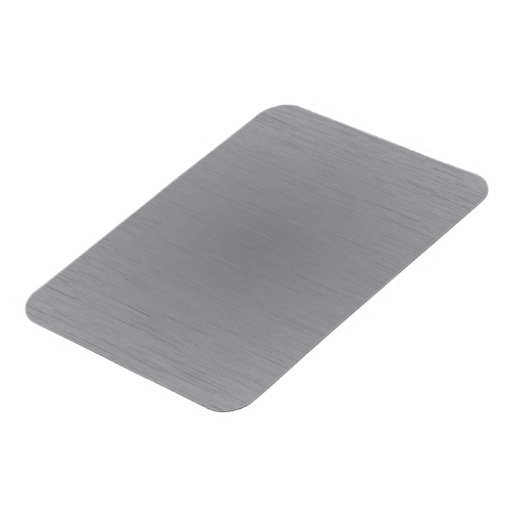 Silver Metal Look Magnet | Zazzle