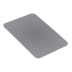 Silver Metal Look Magnet | Zazzle