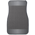 Silver Metal Weave Set of Car Mats | Zazzle