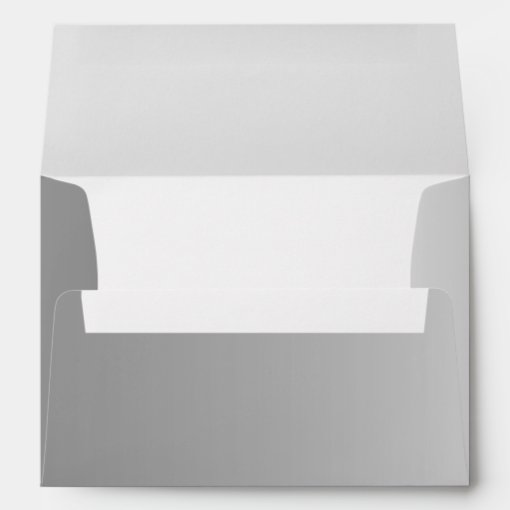 silver metallic gray gradient elegant envelopes | Zazzle