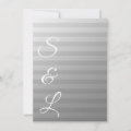 Silver Modern Wedding Ceremony Program | Zazzle