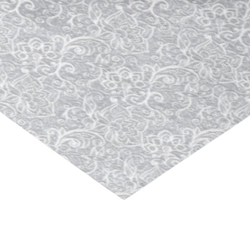 Silver & Plum Floral Lace Tissue Paper | Zazzle