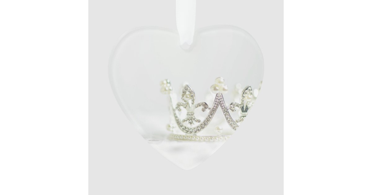 Silver Princess Crown Ornament | Zazzle