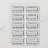 Silver Raffle Tickets for Invitations | Zazzle