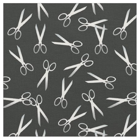 scissors pattern fabric | Zazzle