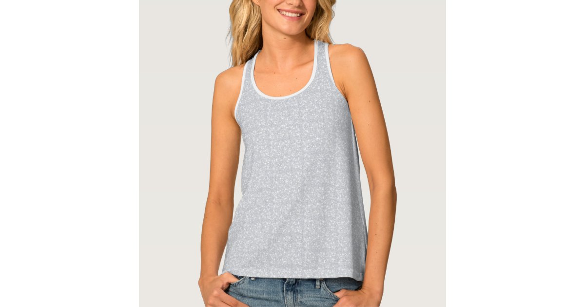 Silver Shimmer Women's Tank Top | Zazzle