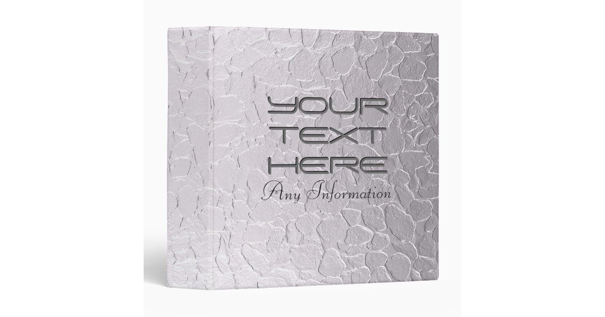 Silver shiny stainless steel metal binders 2 | Zazzle