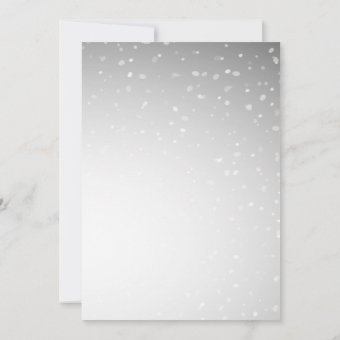 Silver Snowflakes,Balls,Snow Christmas Party Invitation | Zazzle