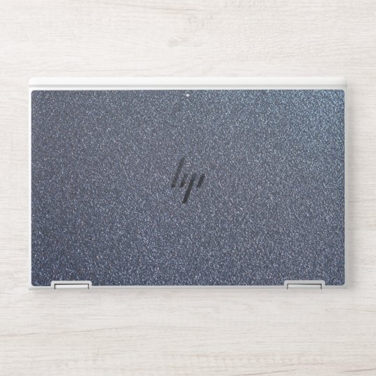 Silver Sparkle Glitter HP Laptop Skin | Zazzle.com