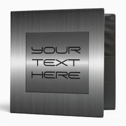 Silver Stainless Steel Metal Binder | Zazzle