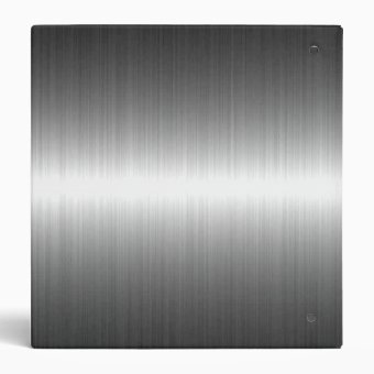 Silver Stainless Steel Metal Binder | Zazzle