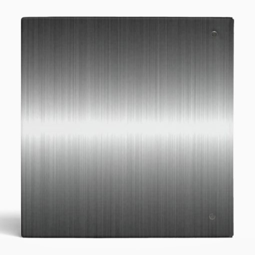 Silver Stainless Steel Metal Binder | Zazzle