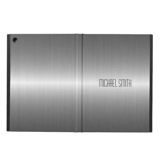 Silver Stainless Steel Metal iPad Air Case | Zazzle