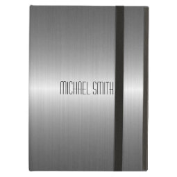 Silver Stainless Steel Metal iPad Air Case | Zazzle