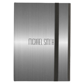 Silver Stainless Steel Metal iPad Air Case | Zazzle