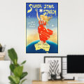Silver Star Starch Advertising Australia Poster | Zazzle