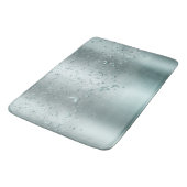 Silver Teal Shimmer Sparkle Flutter Butterfly Bath Mat | Zazzle