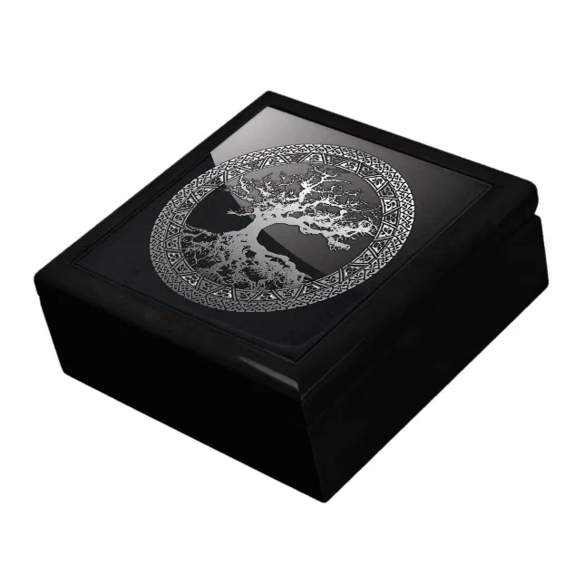 Silver Tree of Life Gift Box | Zazzle